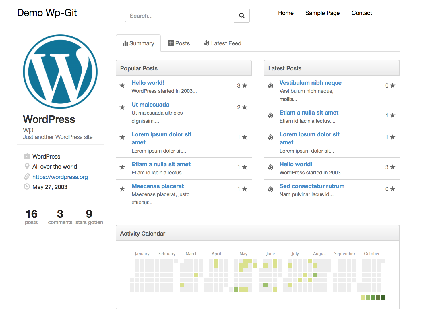 Github gibi WordPress – WordPress Notları